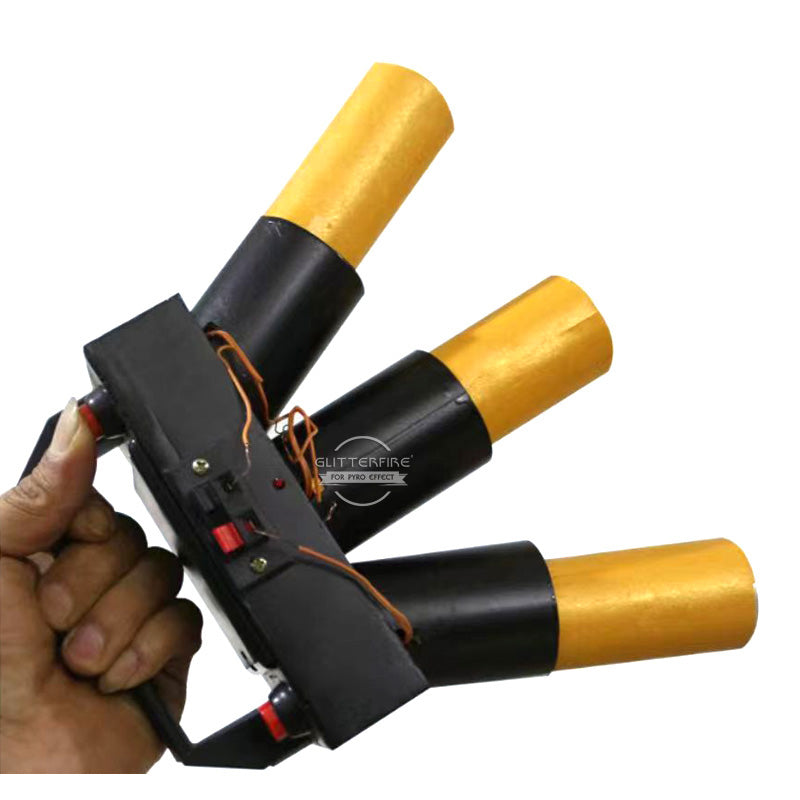 ELT03 Hand hold 3 Head stage cold fountain fireworks shooting ignition ...